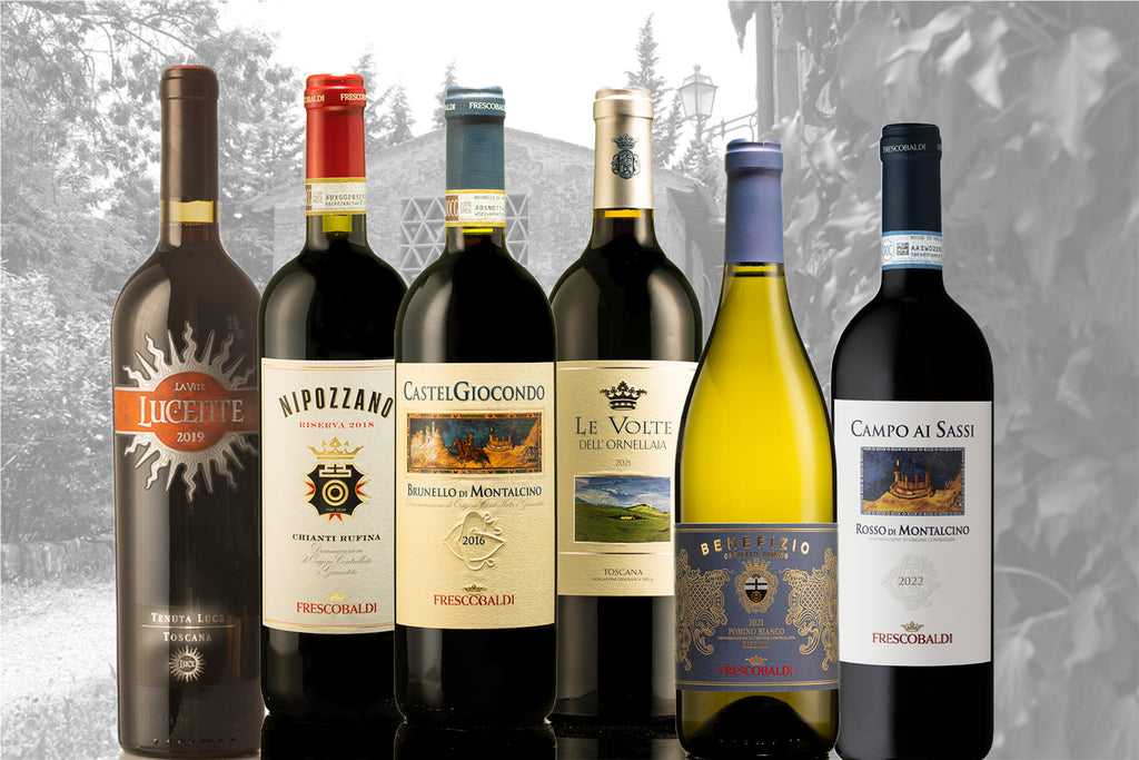 Luxury Wine Box Tuscany - Selection of fine wines from Tuscany ...
